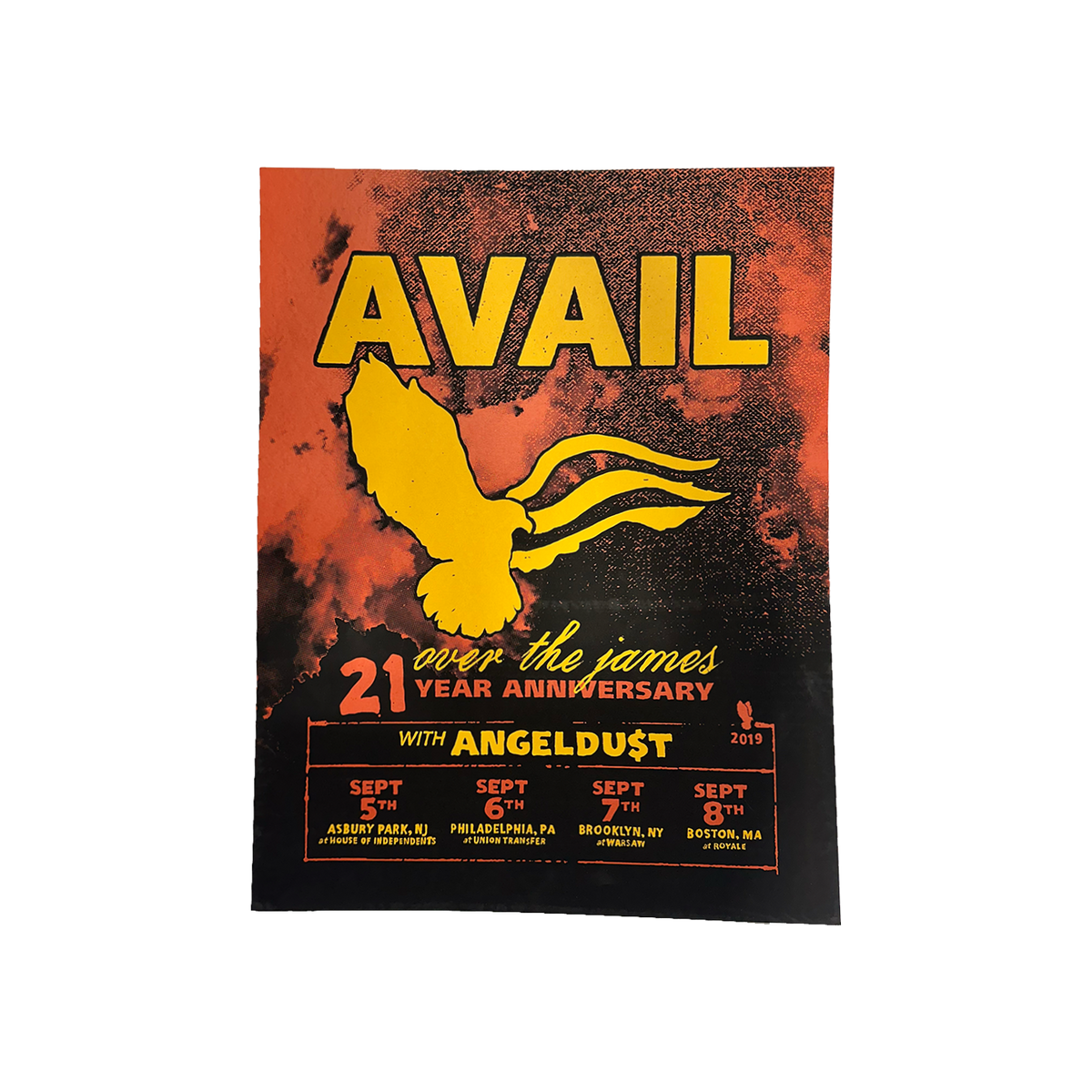 Over The James Tour 2019 Tour Poster (Screen Printed) – Some Merch