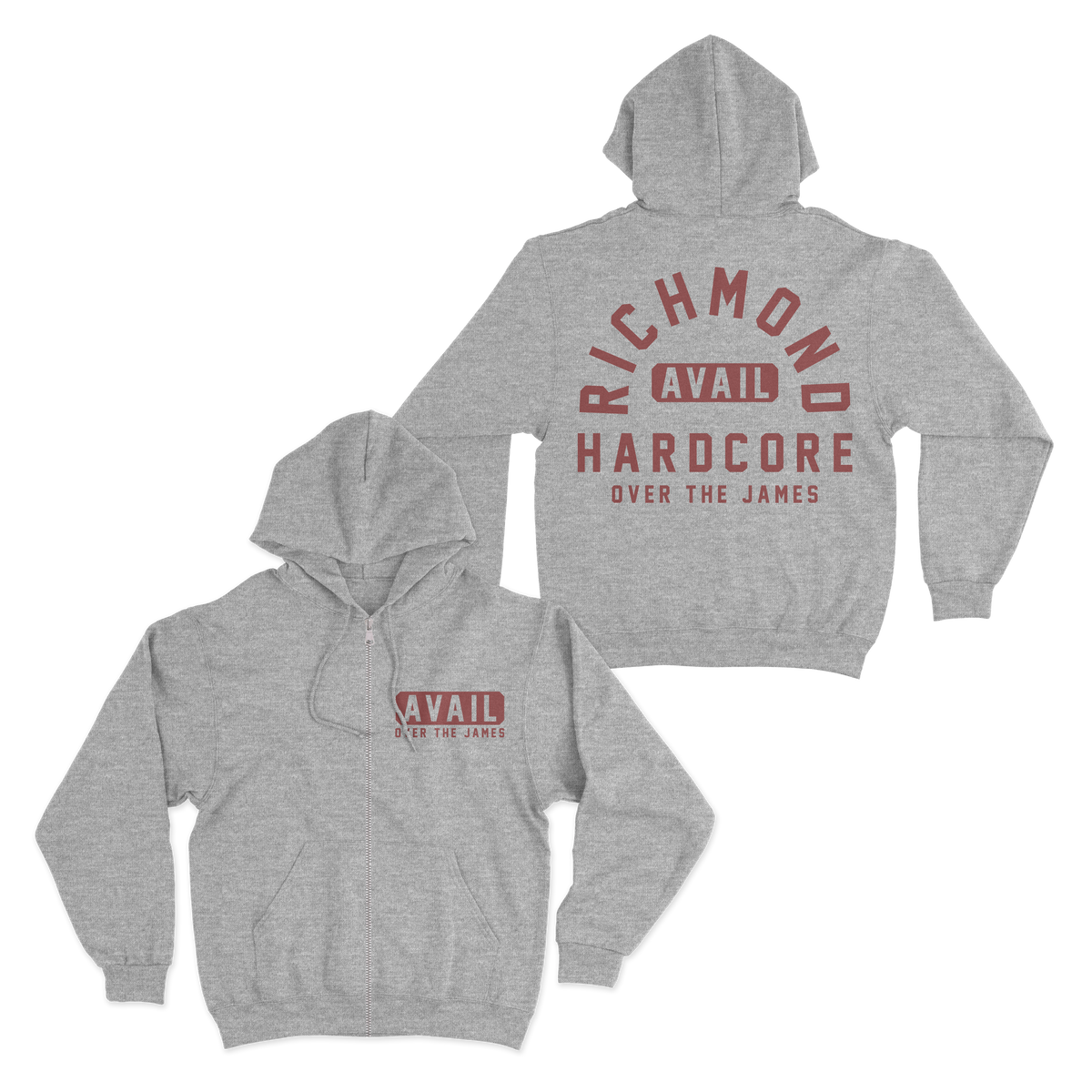 Richmond HC Grey Zip Hoodie – Some Merch